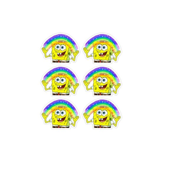 Design | Spongebob Squarepants Laminated Vinyl Stickers 156 | Poshmark